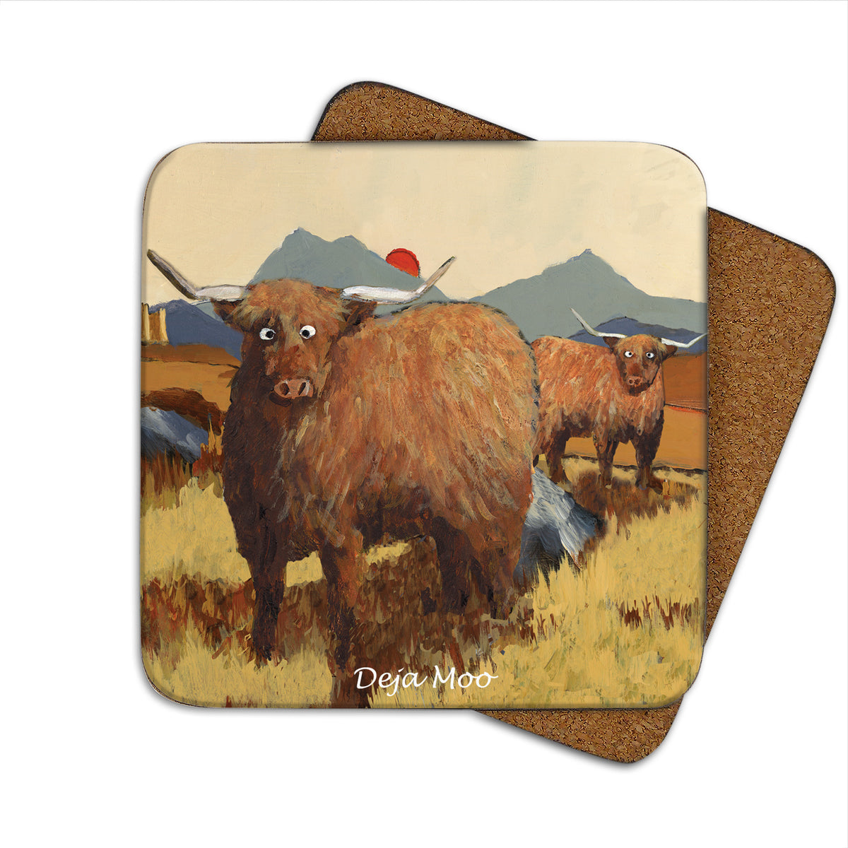 Deja Moo Coaster by Artist Thomas Joseph – The Whimsical World of ...